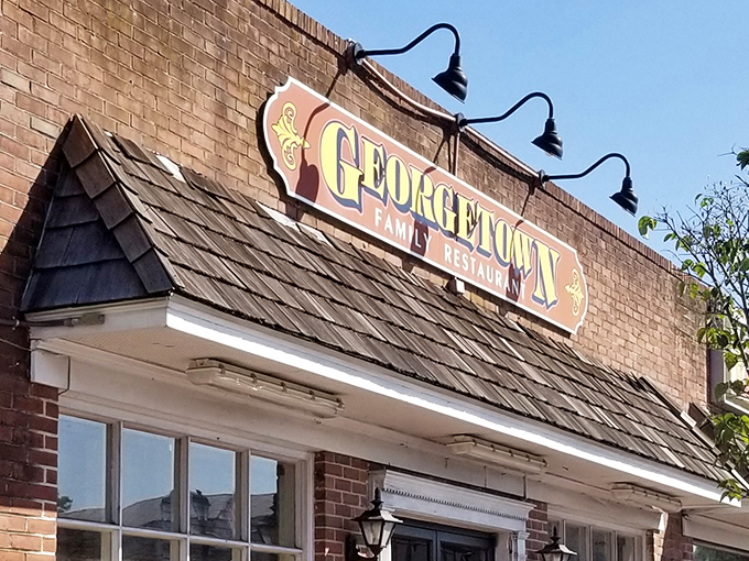 The modest brick exterior of Georgetown Family Restaurant conceals a local favorite, where Delaware diners know the real treasures are found on the plate inside.