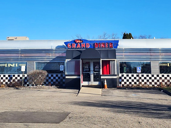 Step through these doors and suddenly it's 1957 again, except the food's better and nobody's smoking indoors.