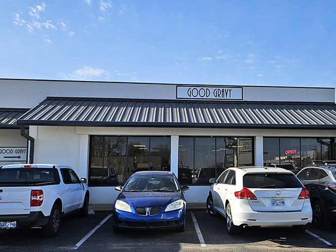 The unassuming storefront of Good Gravy might fool you, but locals know this strip mall gem houses Oklahoma's comfort food royalty.