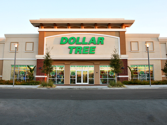 The emerald beacon of bargain bliss! Dollar Tree's Bridgeport location stands proudly against the West Virginia sky, promising treasures that won't break your wallet.