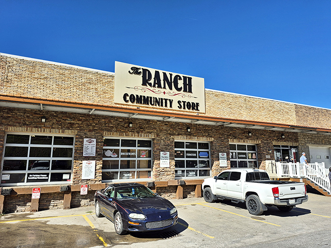 The unassuming brick exterior hides a treasure trove within. Like finding a secret passage in your favorite childhood book!