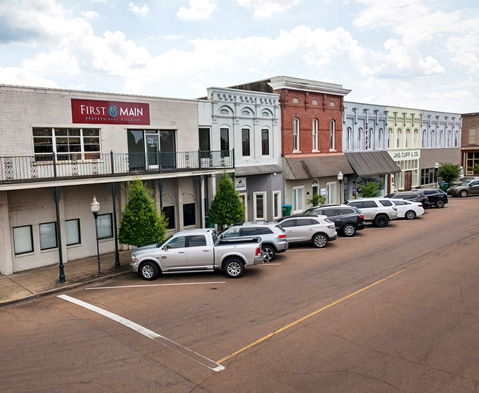 Downtown Grenada's historic square showcases beautifully preserved architecture, where colorful storefronts invite exploration and the pace of life slows delightfully.