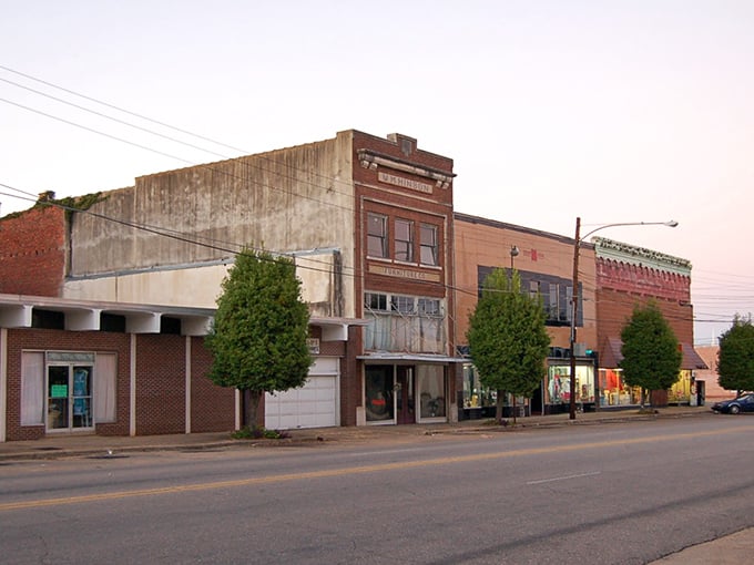 Historic storefronts stand shoulder to shoulder on Selma's main drag, a living museum where time moves at its own deliberate Southern pace.