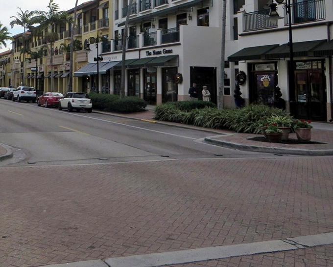 Fifth Avenue South showcases Naples' Mediterranean-inspired architecture, where palm-lined streets and elegant storefronts create Florida's answer to Rodeo Drive&mdash;with better weather.