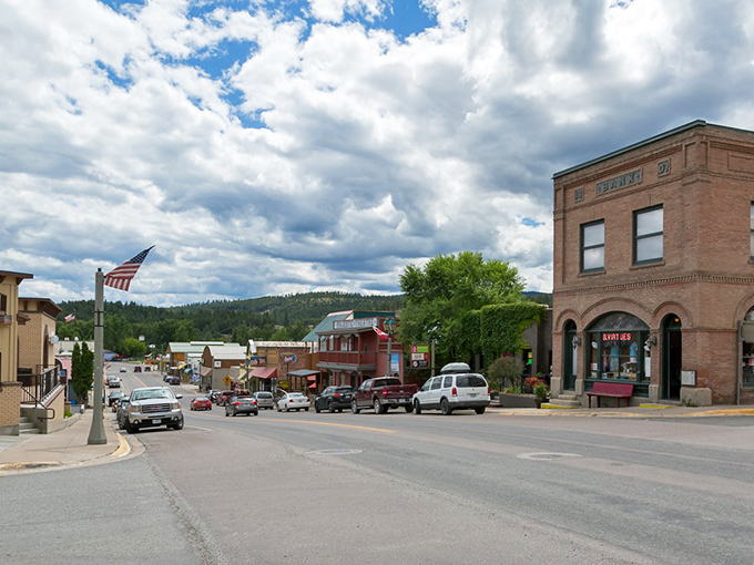 Downtown Eureka unfolds like a movie set, where brick buildings and mountain backdrops create Montana's version of small-town perfection.