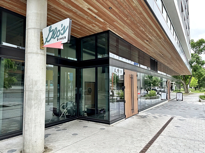 Glo's sleek new digs on East Union Street blend modern design with diner soul. The wooden accents and glass frontage invite you into Seattle's breakfast paradise.