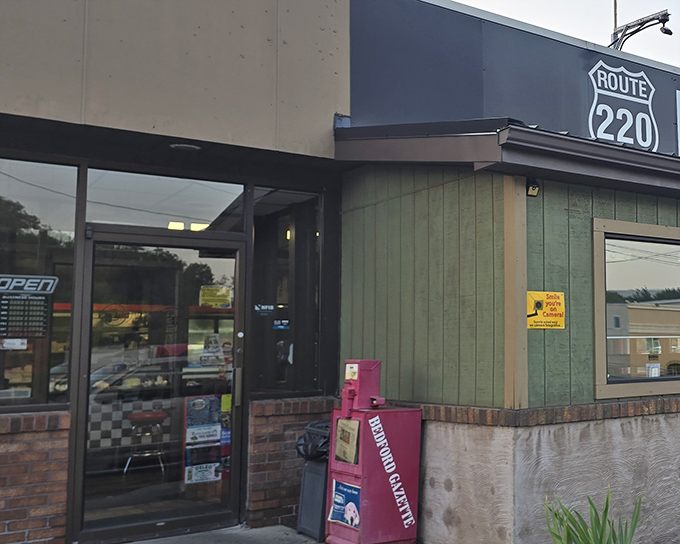 That green and tan exterior might look unassuming, but inside waits the sandwich that'll change your Tuesday.