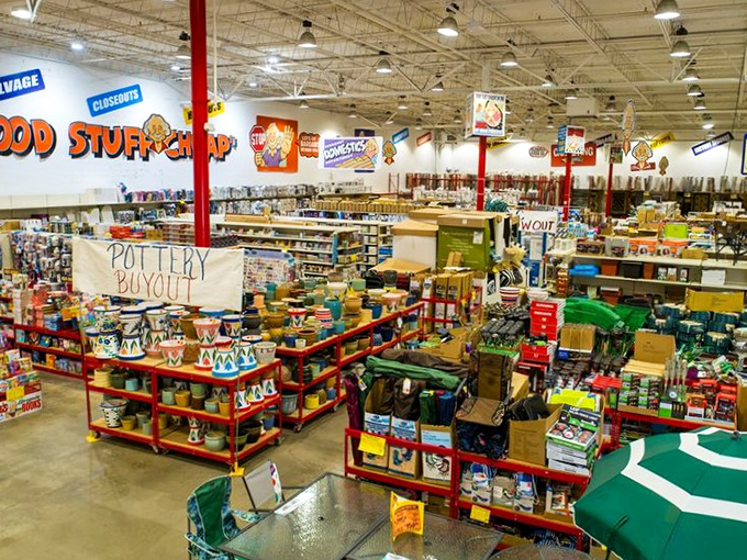 A pottery paradise awaits crafty shoppers, with enough ceramic treasures to make your Pinterest-obsessed friends wonder about your sudden decorating genius.