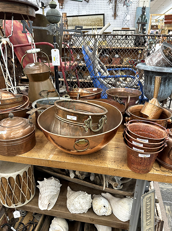 Copper cookware with the perfect patina&mdash;Julia Child would approve of these beautifully aged pots ready for their second act.