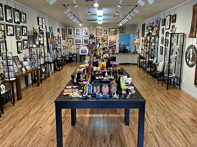 Art Studio 360 showcases local creativity in a welcoming space where browsing is encouraged and artistic inspiration comes without a hefty price tag.