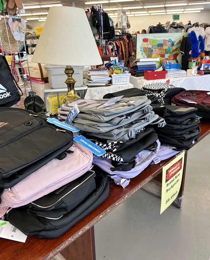 Backpack battalion standing at attention, ready for new adventures from school hallways to hiking trails.