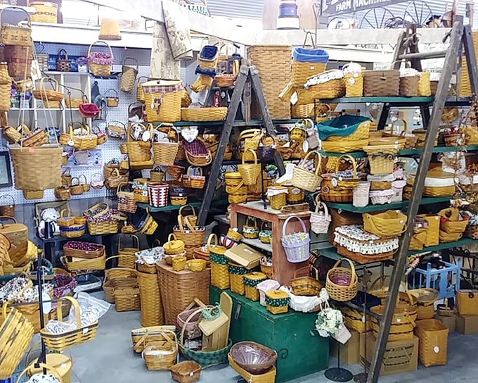 Basket case in the best possible way! This collection would make any Longaberger enthusiast weak in the knees.