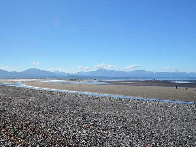 Bishop's Beach offers the perfect blend of mountain views and shoreline exploration&mdash;just don't expect to work on your tan.