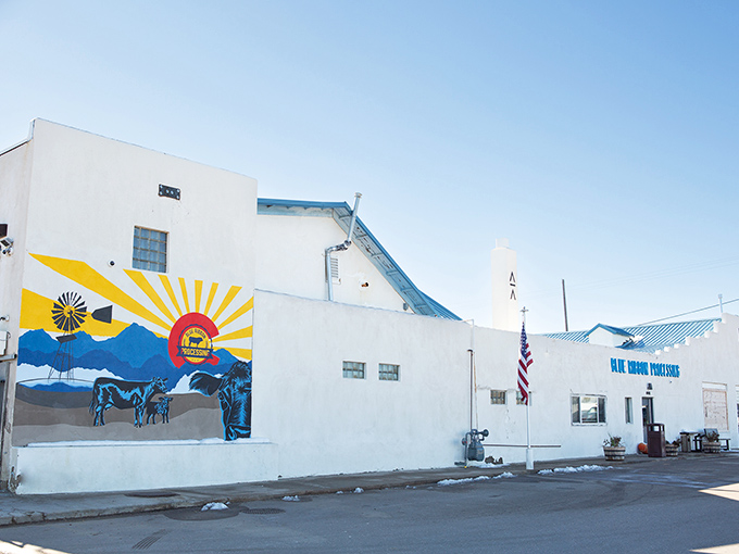 Blue Ribbon Processing's colorful mural celebrates the agricultural heritage that remains the economic and cultural backbone of Fowler and surrounding communities.