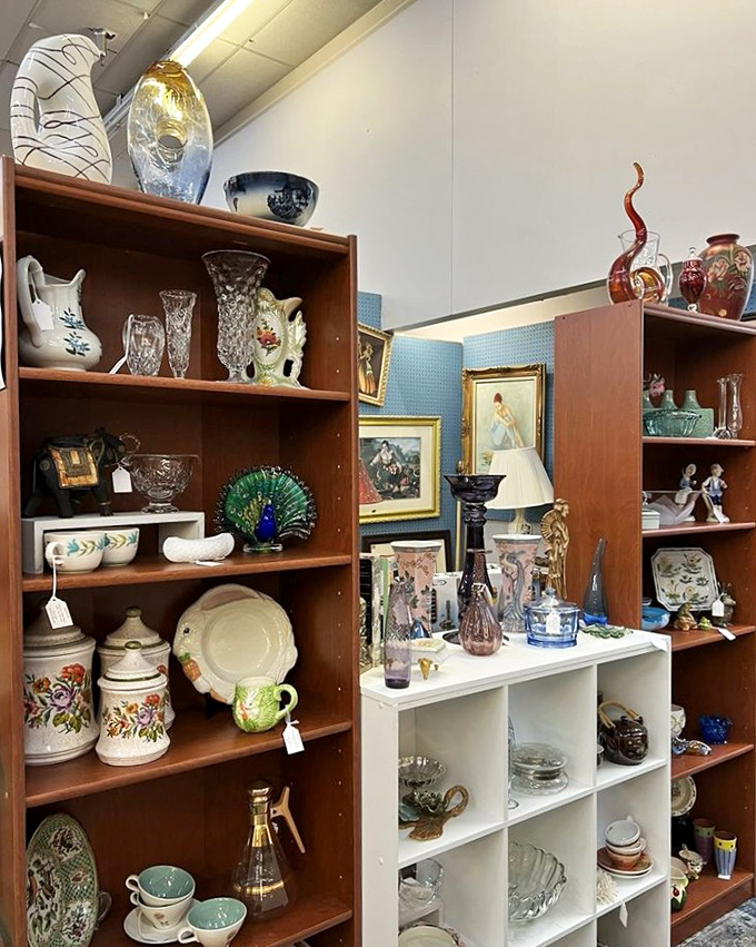 Decorative glass pieces catch the light beautifully, turning everyday items into small works of displayable art worth admiring.