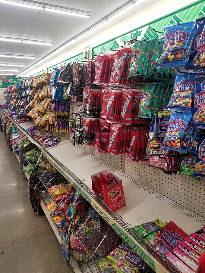 Candy heaven stretches as far as the eye can see. Dentists may frown, but your inner child is doing cartwheels down this sugary boulevard.