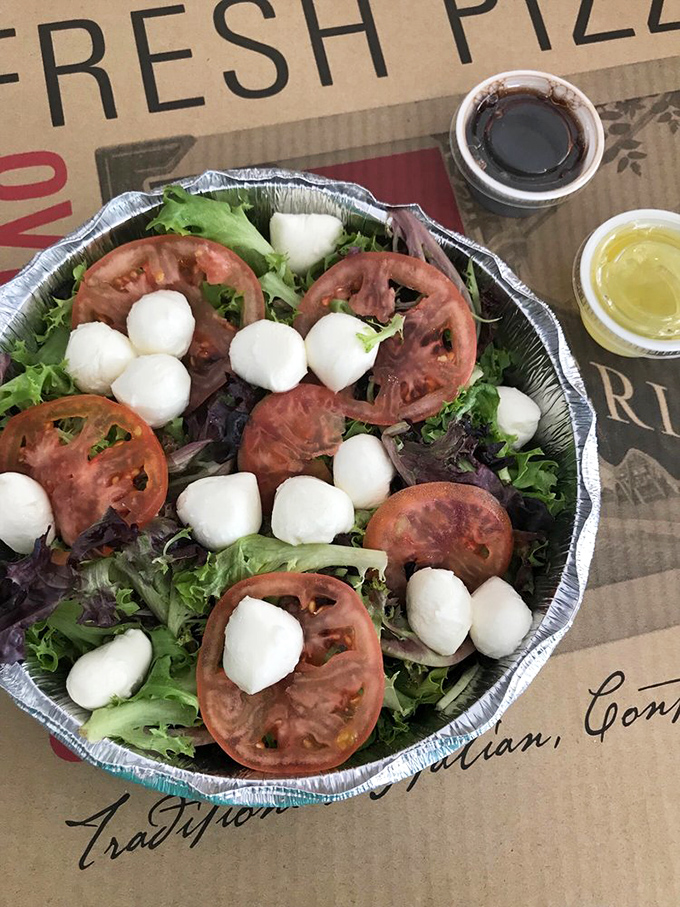 Fresh mozzarella and ripe tomatoes prove that sometimes the best things in life really do come in simple packages.