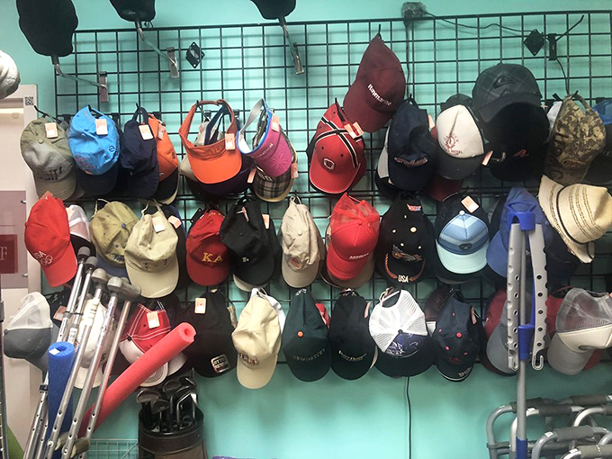 Hat heaven for the indecisive shopper. Whether you're hiding from the sun or making a fashion statement, there's a cap for that.