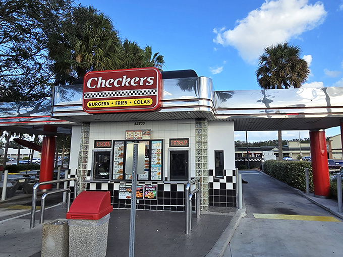 This retro Checkers serves up nostalgia with a side of fries, proving some fast food joints actually improve with age.