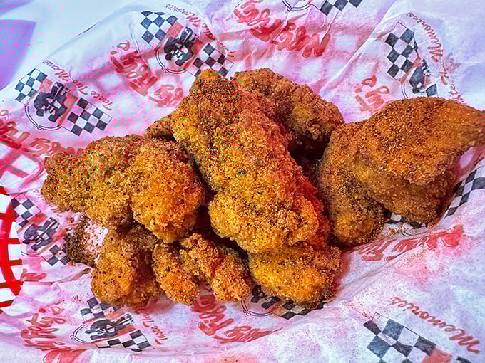 Chicken nuggets that make you realize why you loved them as a kid and why you'll never outgrow them—crispy, juicy, and judgment-free comfort.