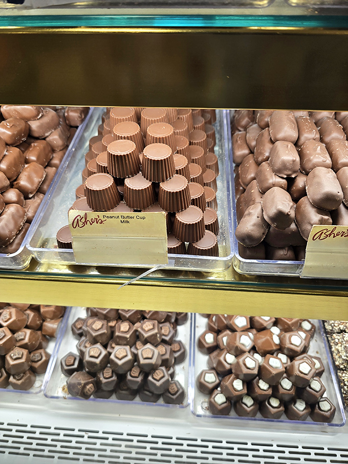 Chocolate geometry at its finest. These handcrafted confections make supermarket candy bars look like they're not even trying.