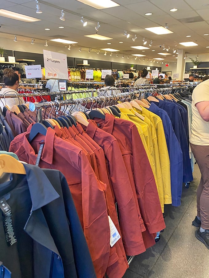 A rainbow of discounted jackets proves that good style and good deals aren't mutually exclusive concepts, even for the fashion-forward shopper.
