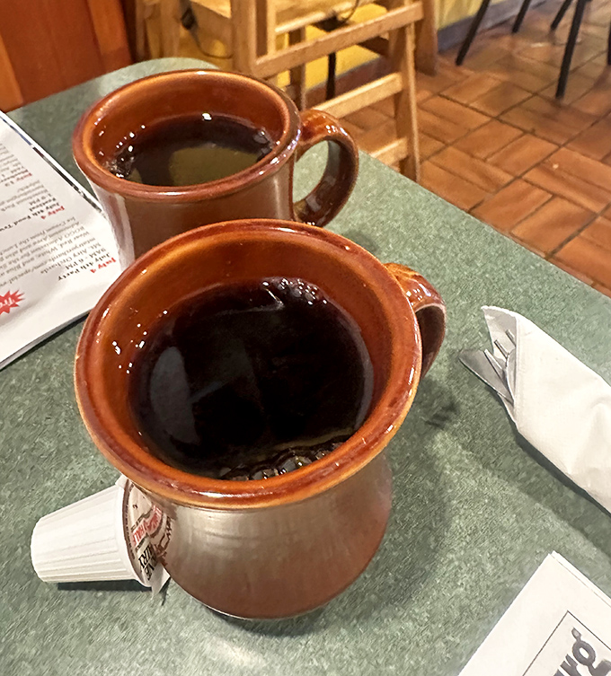 Coffee served in mugs with personality. These sturdy ceramic vessels promise to keep your caffeine hot and your morning moving.