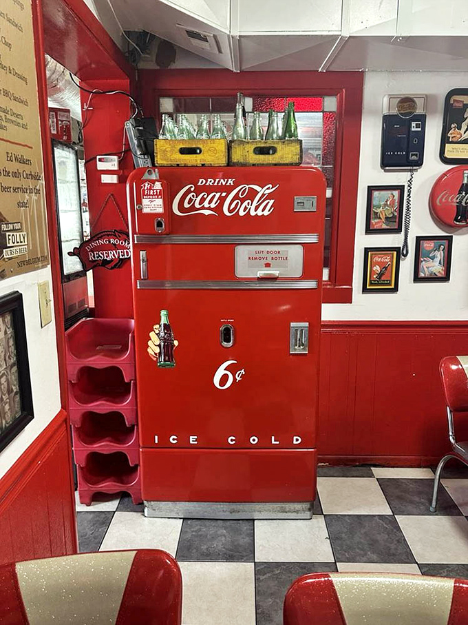 That vintage Coca-Cola machine isn't just decoration &ndash; it's a portal to when sodas cost a nickel and tasted like an event.