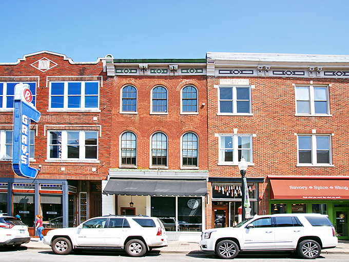 These historic storefronts have witnessed generations of Franklin residents shopping, gossiping, and building a community one conversation at a time.