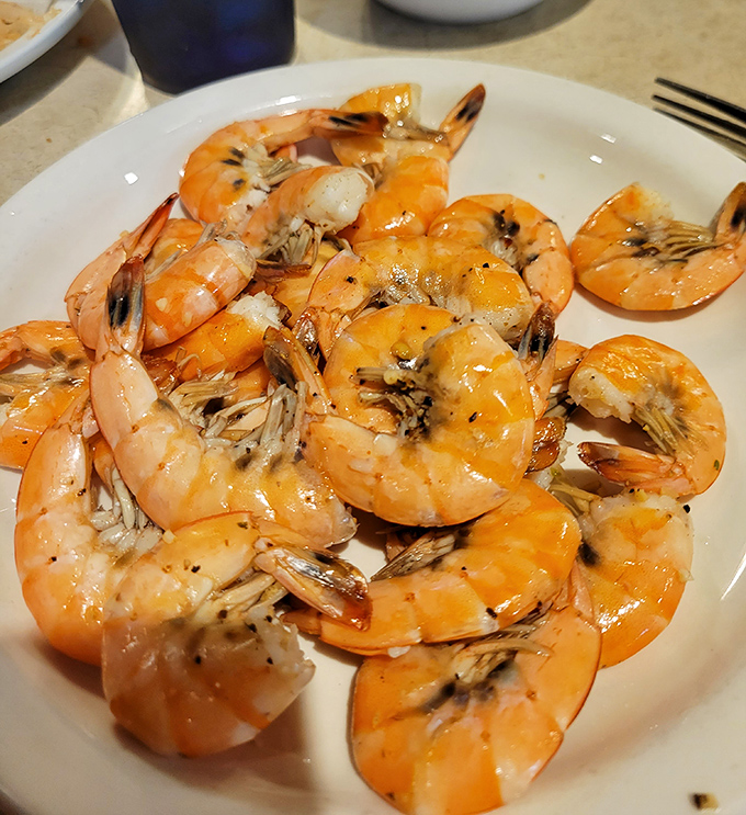 These plump shrimp look like they've been working out at the gym. Perfectly cooked, simply seasoned&mdash;sometimes the best culinary approach is knowing when to step back.