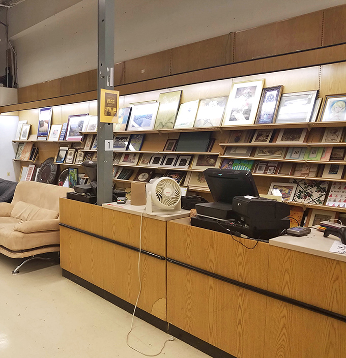 Where transactions turn treasures into take-homes. This unassuming counter has witnessed countless moments of "I can't believe I found this!"