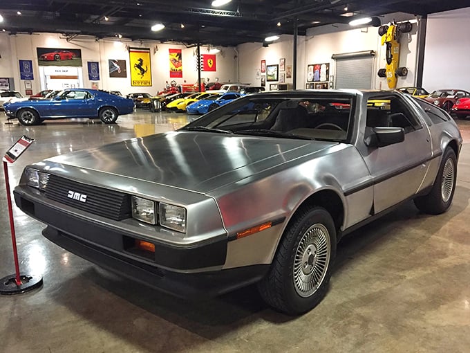Great Scott! The DeLorean looks ready for time travel or a Miami Vice cameo. Stainless steel never went out of style&mdash;it just waited for its moment.