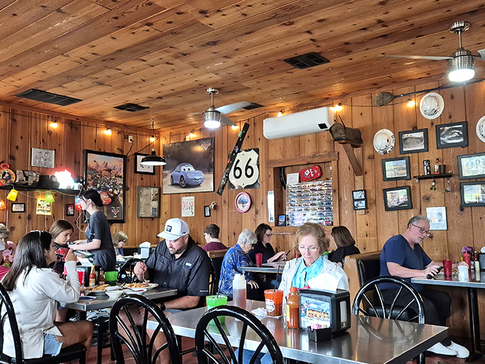 A packed dining room full of happy people is always the best review any restaurant could ever hope to receive.