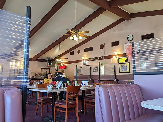 Where burgundy booths have witnessed first dates, family celebrations, and countless "let's catch up" conversations over bottomless coffee.