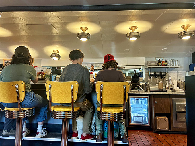 Where Burlington locals gather to solve the world's problems over coffee and home fries. Democracy in action, fueled by bacon.