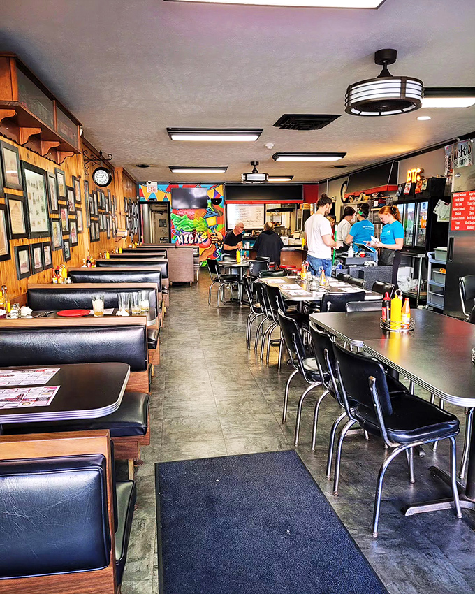 A bustling lunch crowd is always the best restaurant review—people vote with their feet and their appetites daily.