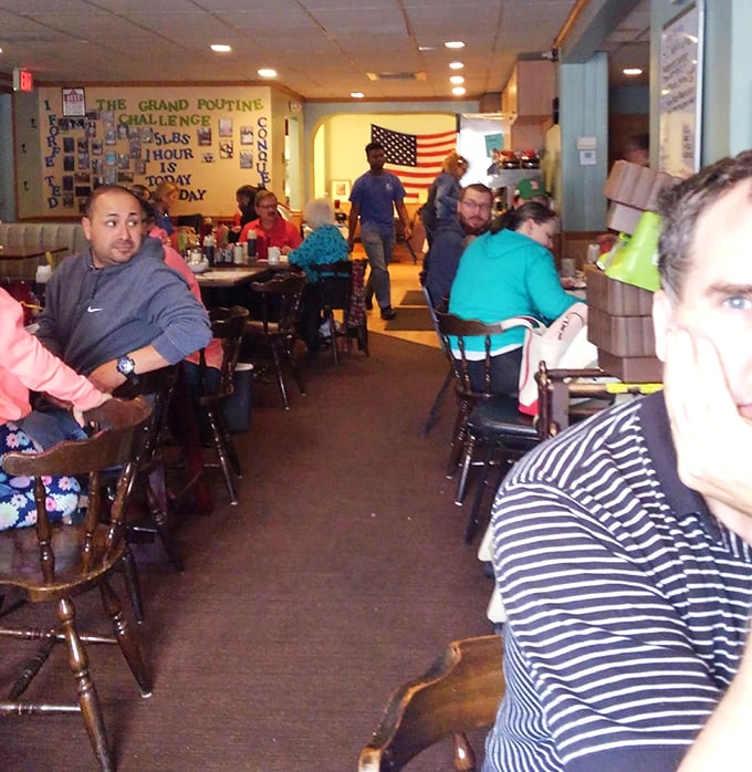 The dining room buzzes with conversation, where presidential candidates and plumbers alike break bread and barriers.