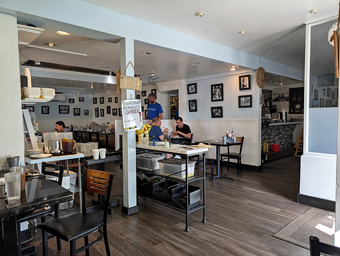 The bustling interior speaks volumes&mdash;when locals fill a breakfast spot on a weekday, you know you've stumbled onto something special.