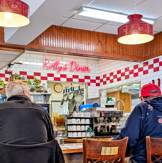Where strangers become friends over coffee refills and shared appreciation for Maine's breakfast institution.