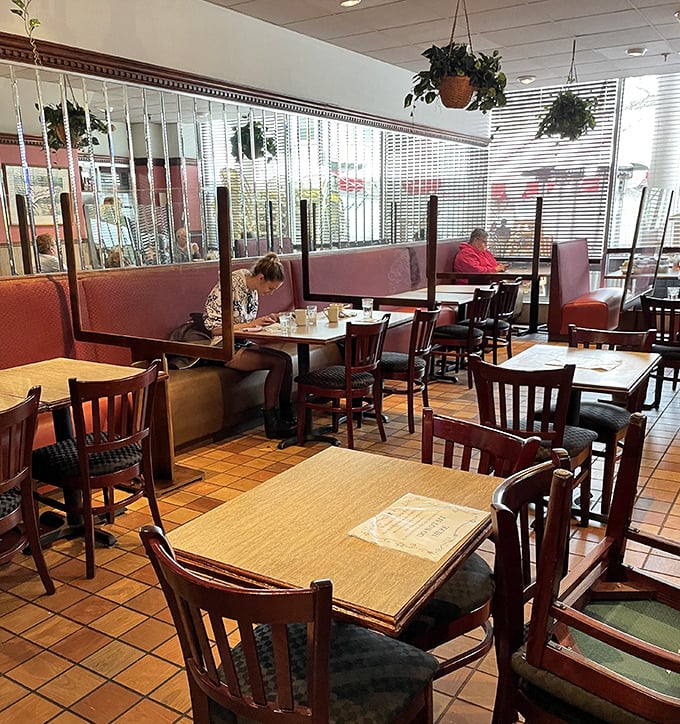 Where booth seating meets destiny &ndash; pick your spot and prepare for edible enlightenment.