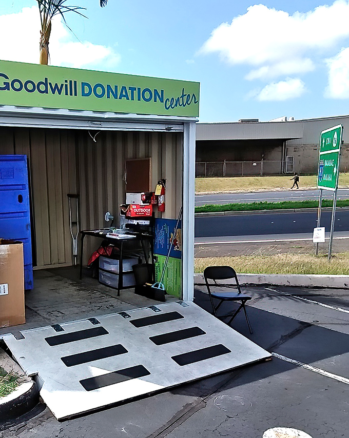 The circle of stuff begins here &ndash; yesterday's impulse buys become tomorrow's treasures in this humble donation center.