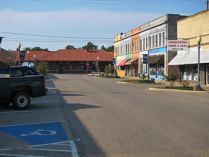 Main Street's varied architecture creates visual interest without trying too hard, just decades of building decisions creating accidental charm through honest construction.