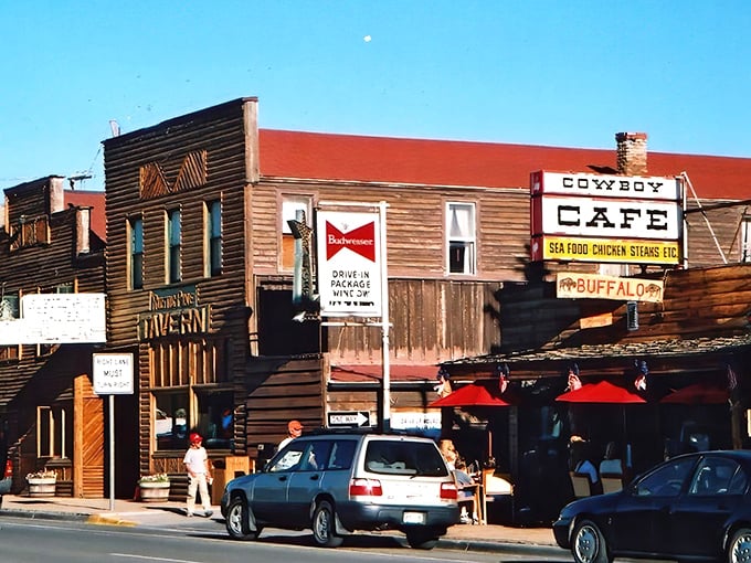 Downtown Dubois where every storefront tells stories and nobody judges you for taking seventeen photos of the same wooden building. 