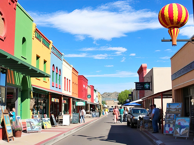 Old Mesilla's rainbow-hued buildings create a fiesta for the eyes, where shopping for authentic southwestern crafts becomes an Instagram-worthy adventure.