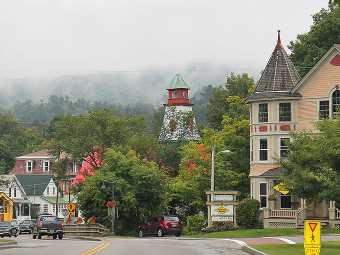 Morning mist embraces Victorian-era buildings, creating a scene straight from a mystery novel. Ludlow's architecture spans centuries, each building with tales to tell.
