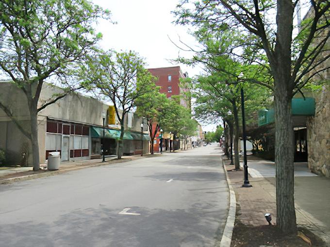 Tree-lined streets make every season in Meadville a postcard moment. Even spring cleaning looks charming here.