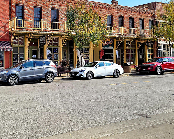 Historic storefronts maintain their 19th-century charm, offering modern shoppers a chance to step back in time while hunting for treasures.