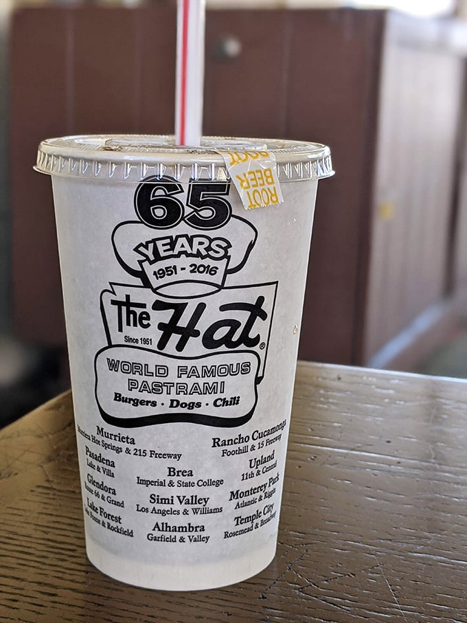 Even the cup knows this place has been serving happiness long enough to earn some serious bragging rights.