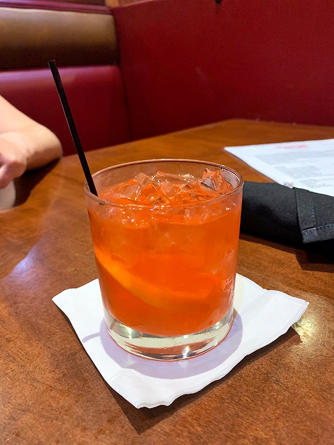 An old fashioned that looks as good as it tastes&mdash;the perfect companion while waiting for your steak to arrive in all its glory.