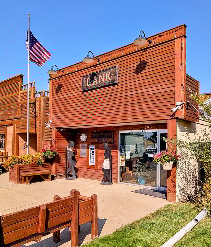 First State Bank of Golva stands as a testament to when banking was personal and the teller knew your grandmother's maiden name.